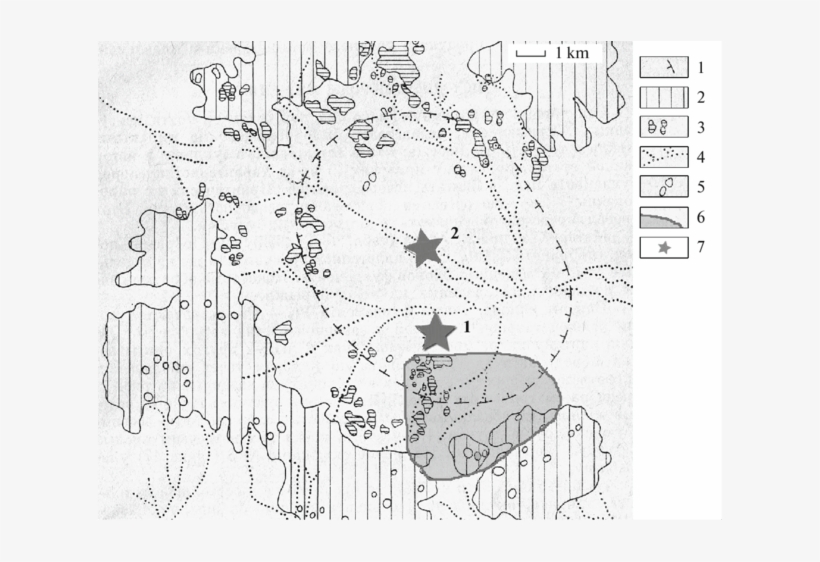 Schematic Map Of The Zhamanshin Crater - Zhamanshin Crater - 850x494 ...