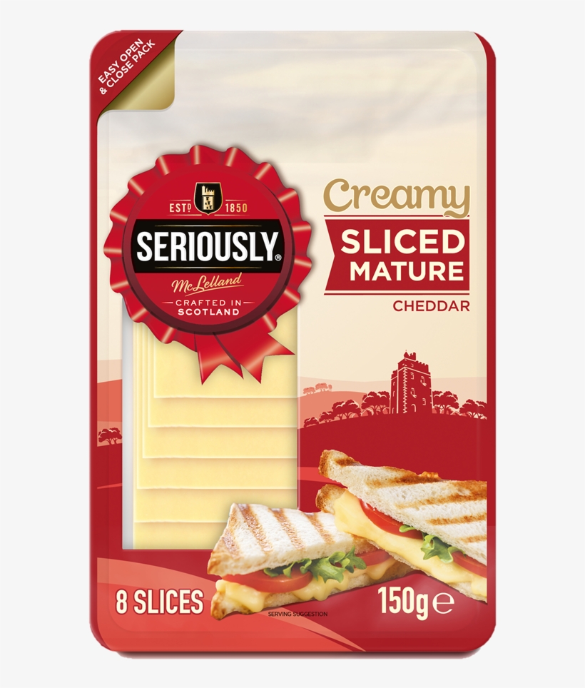 4 Slices - Seriously Strong Mature Cheddar - 692x1125 PNG Download - PNGkit