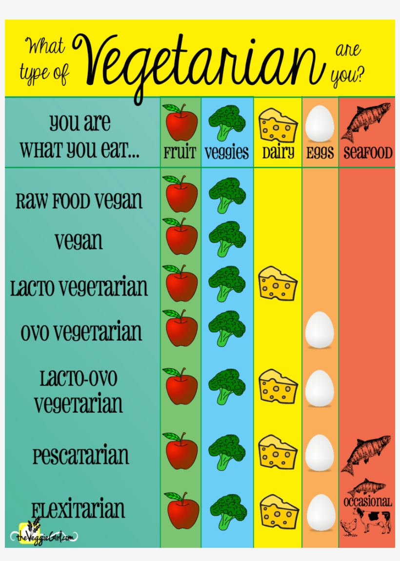 Vegetarian Chart - Vegetarian Type - 871x1180 PNG Download - PNGkit