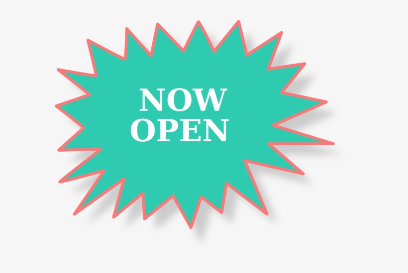 Now Open Sign2 Clip Art - Callout Clipart - 600x469 PNG Download - PNGkit