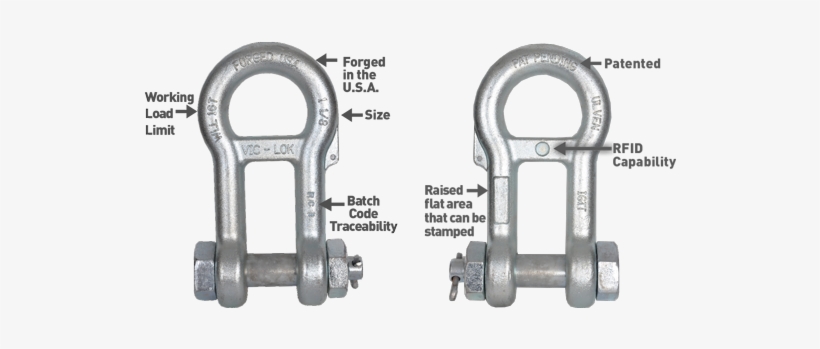 Vic Lok I Captivated Shackle - Shackle - 555x311 PNG Download - PNGkit