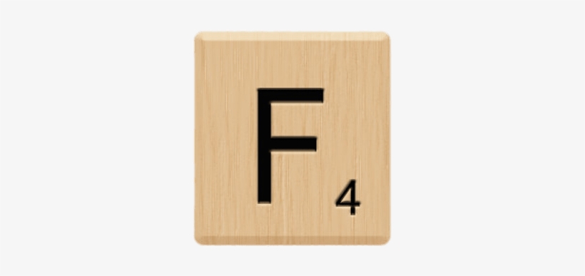 Scrabble Tile F - Scrabble Letters Transparent Background - 400x400 PNG ...