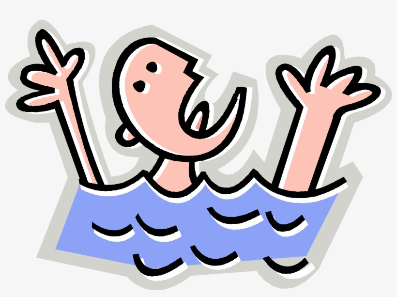 Drown Clipart Swim Clipart - Drowning Cartoon - 1619x1145 PNG Download ...