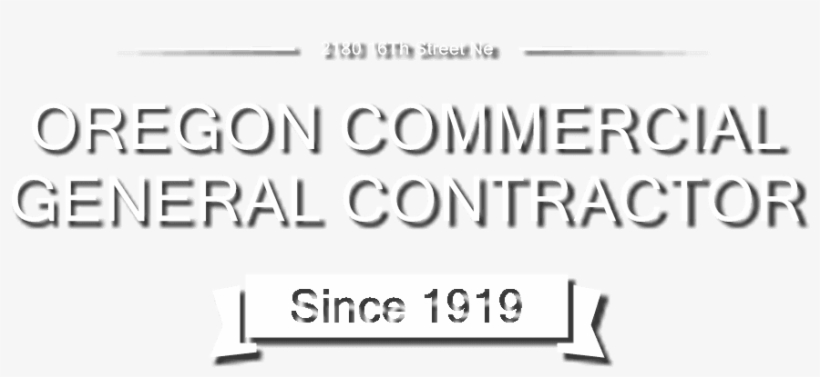Commercial General Contractor In Oregon Banner - Oregon - 1500x504 PNG ...