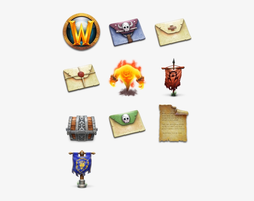 Download Transparent Search - World Of Warcraft Icons Mail - PNGkit