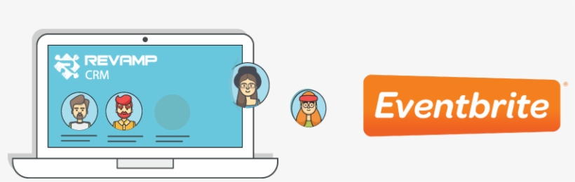 Add New Revamp Crm Tasks To Eventbrite - Cartoon - 844x227 PNG Download ...