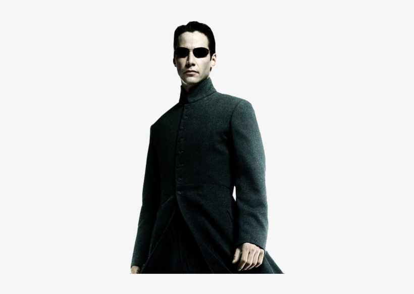 The Matrix Neo - Keanu Reeves Matrix Reloaded - 800x600 PNG Download ...