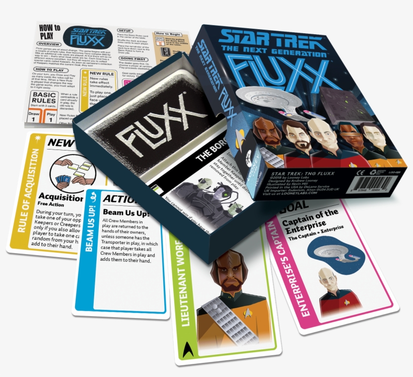 The Next Generation™ Fluxx Box Contents - Star Trek The Next Generation ...