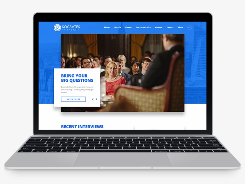 Socrates In The City Website - Design - 960x650 PNG Download - PNGkit