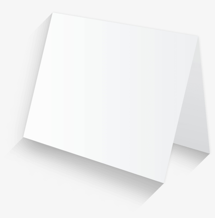 White Folded Card Png - 1000x1000 PNG Download - PNGkit