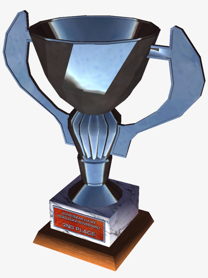 2nd Place Trophy - Award - 834x1072 PNG Download - PNGkit