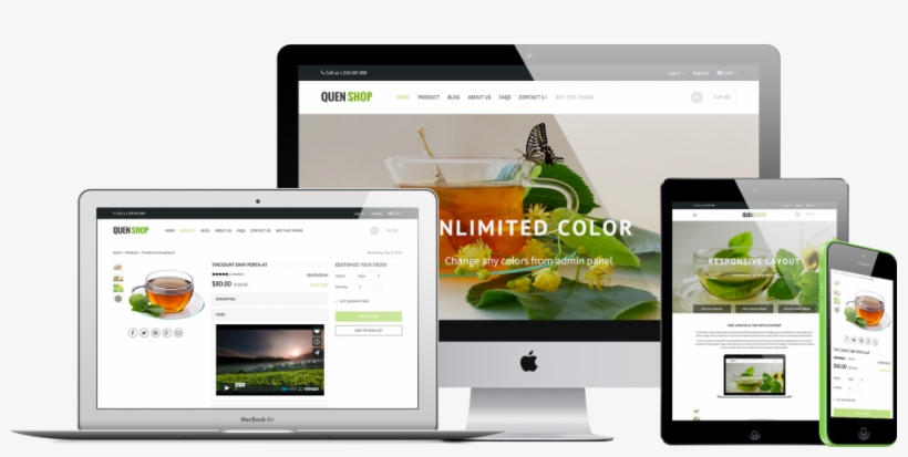 Responsive Shopify Theme Single - Herbal Tea Company Goats Rue Herb Galega Officinalis - 922x420 ...