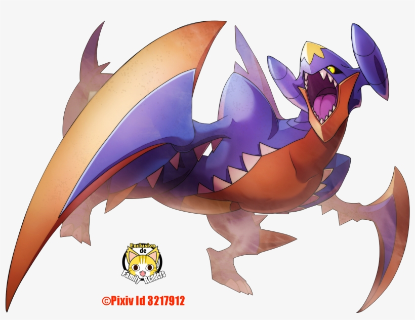 How To Draw Mega Garchomp