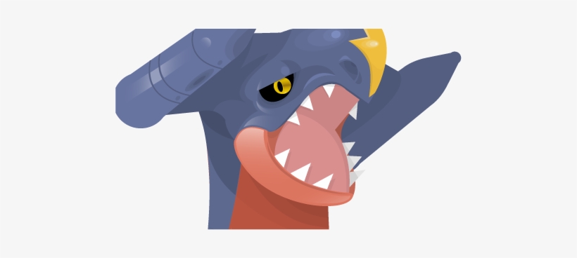 Garchomp, The Mach Pokémon - Cartoon - 576x288 PNG Download - PNGkit