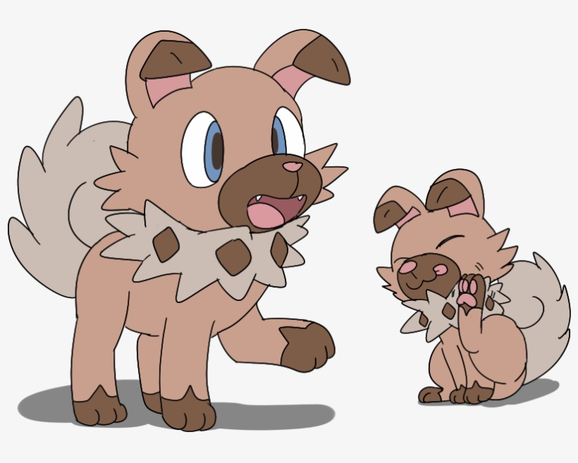 Rockruff - Cartoon - 952x657 PNG Download - PNGkit