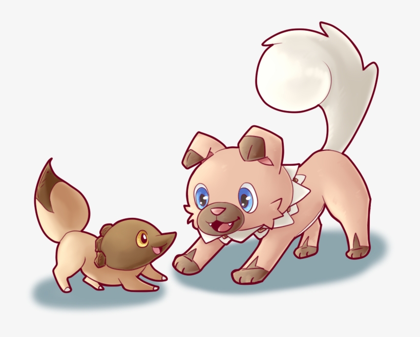 View Rockruff , - Cartoon - 741x594 PNG Download - PNGkit