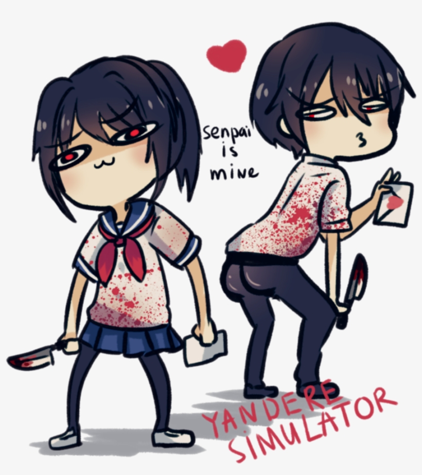 Yanderesimulator Yandere-kun Senpai,ismine - Yandere Simulator Pixel ...