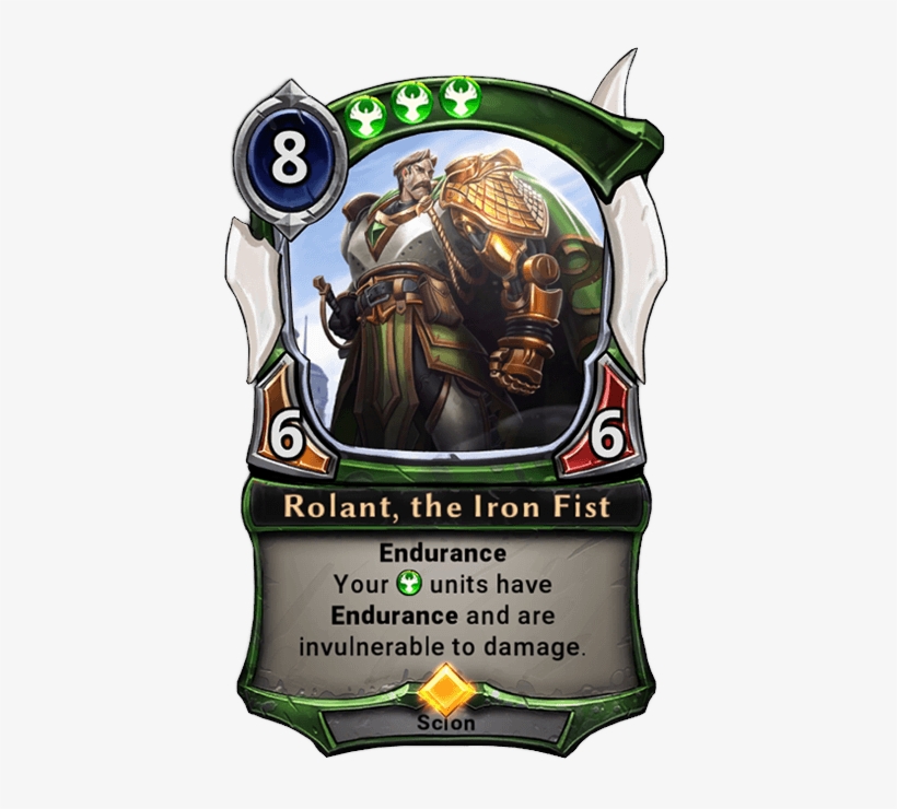 Rolant, The Iron Fist - Eternal Rolant - 416x660 PNG Download - PNGkit