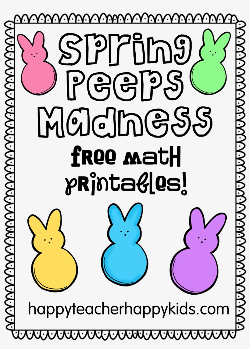 Spring Peeps Madness Cover Image - Happy Spring Peeps - 1125x1492 PNG ...