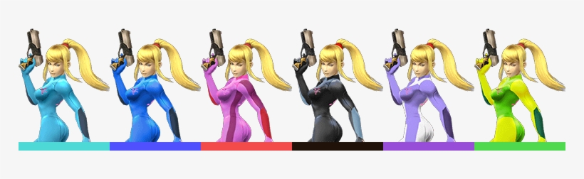 Download Transparent Zero Suit Samus Palette - Zero Suit Samus Brawl ...