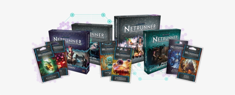 Android Netrunner Card Game - Android Netrunner Lcg Revised Core Set - 600x252 PNG Download - PNGkit