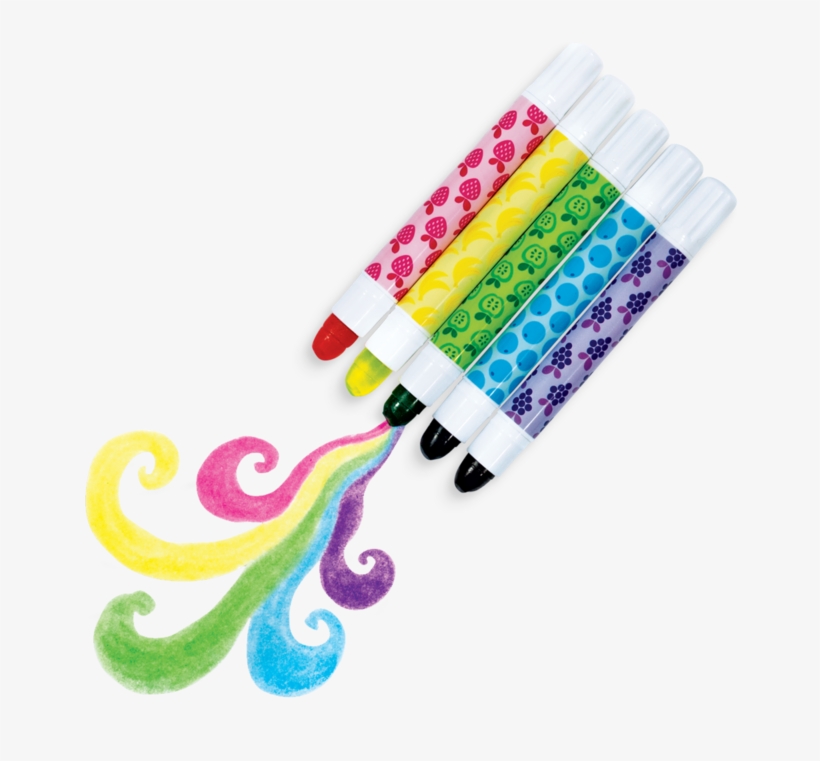 Download Transparent Fresh Pick Scented Neon Gel Crayon Highlighters ...