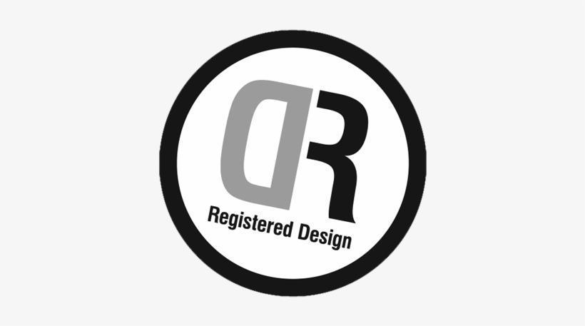 Registered Logo Design Bw - Registered Design - 567x421 PNG Download ...
