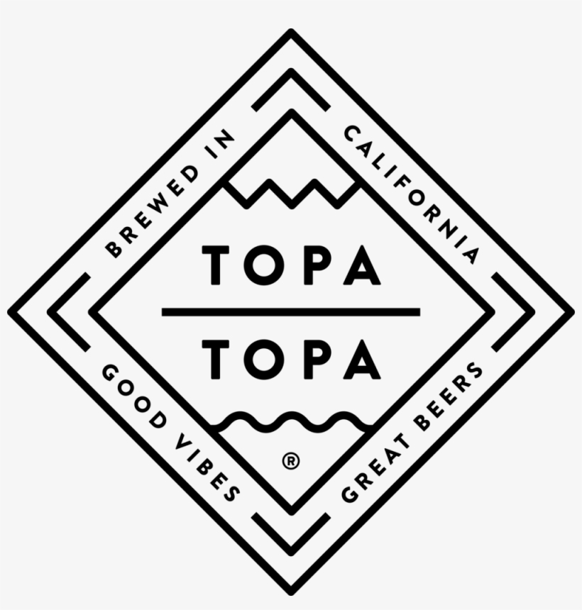 Ttbc Registered Logo Blk - Topa Topa Brewery Logo - 1000x1000 PNG ...