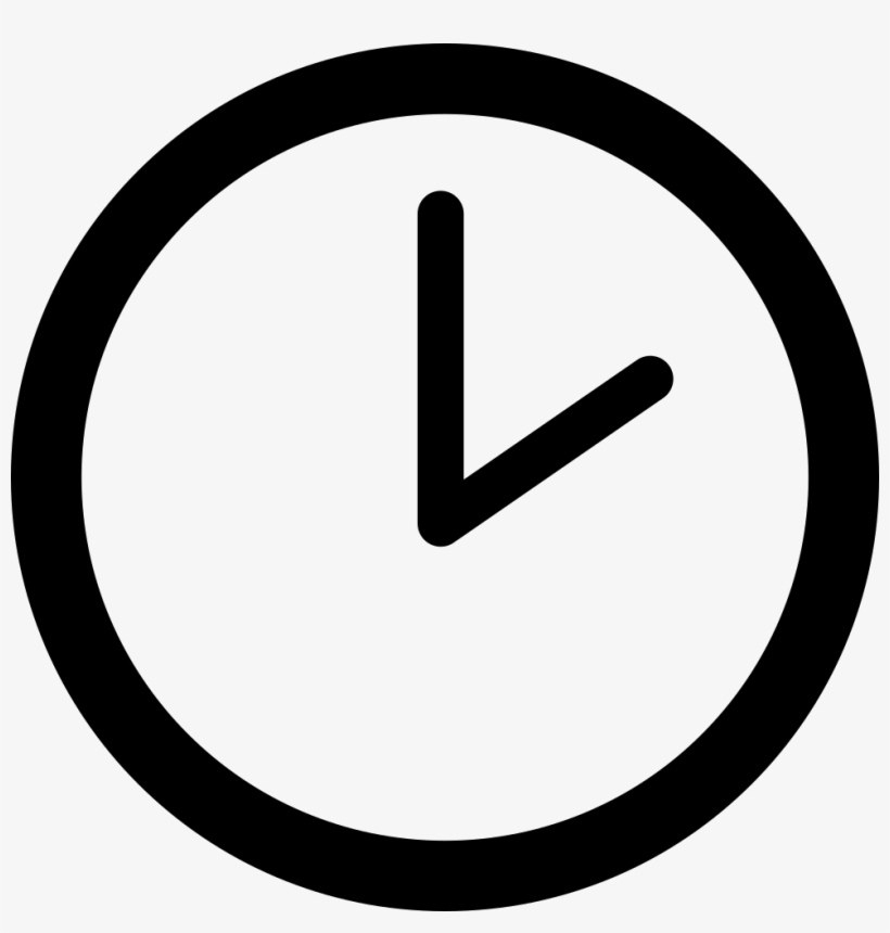 Clock Of Circular Shape At Two O Clock Comments - Clock Icon - 980x980 ...