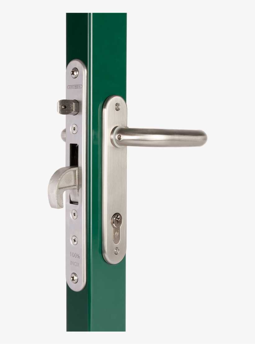 Mortise Lock For Ornamental Gates - Lock - 389x400 PNG Download - PNGkit