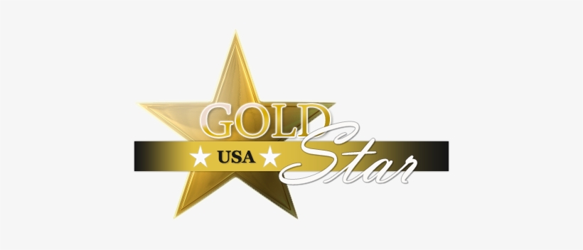 Gold Star Usa - Logo Gold Star Png - 459x281 PNG Download - PNGkit