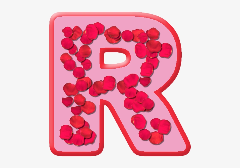 R Letter In Rose - 484x495 PNG Download - PNGkit