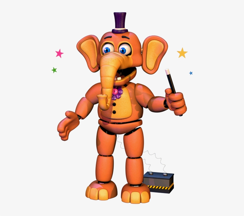 Orville Elephant - Fnaf 6 Orville Elephant - 476x644 PNG Download - PNGkit