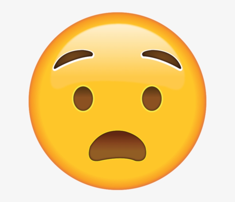 Whatsapp Anguished Face Emoji - 😧 Emoji - 480x480 PNG Download - PNGkit