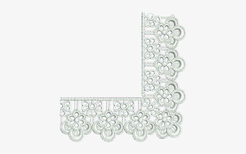 White Lace Corner Clip Art