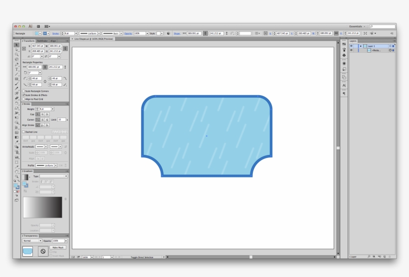 Live Shapes Allow Rectangles To Have Consistent, Shaped - Corner In ...