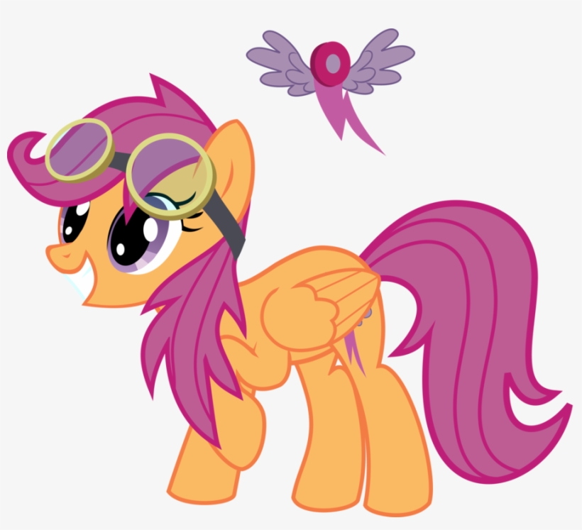 Tinakatdark, Goggles, Older, Safe, Scootaloo, Simple - Mlp Scootaloo ...
