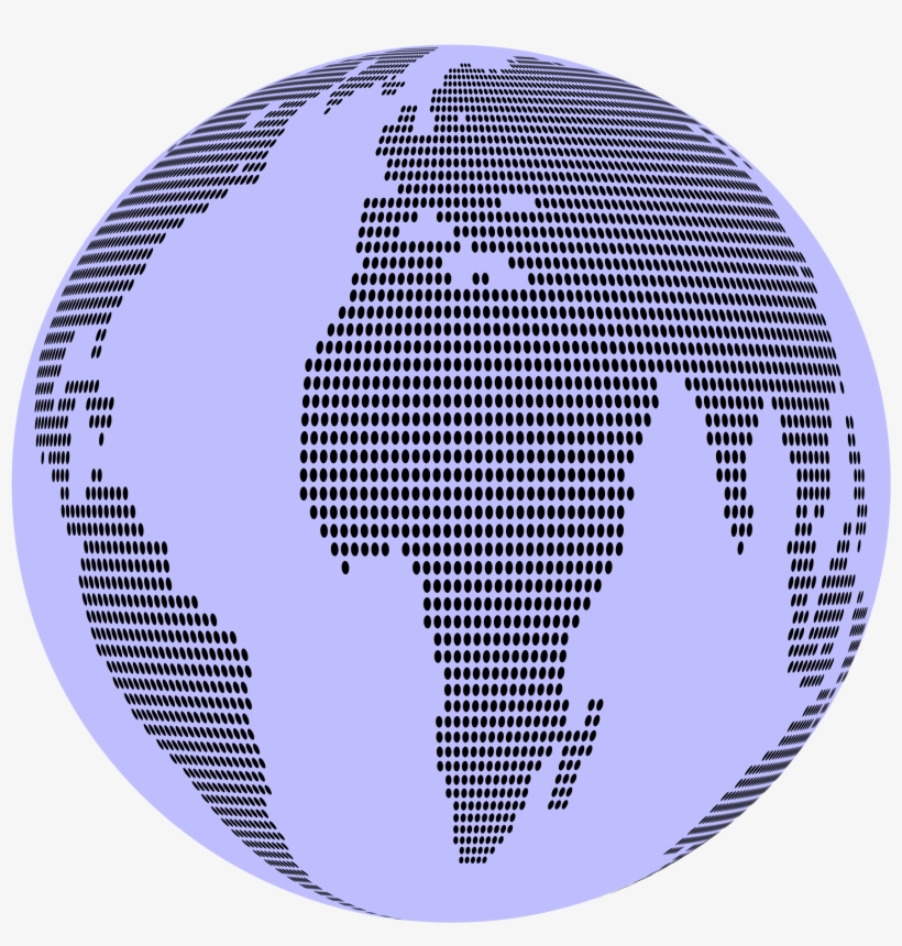 This Free Icons Png Design Of World Map Dots 3 Globe - 2288x2400 PNG ...