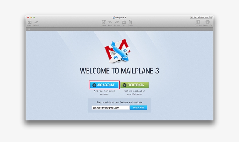 Screen1 - Mailplane - 700x416 PNG Download - PNGkit