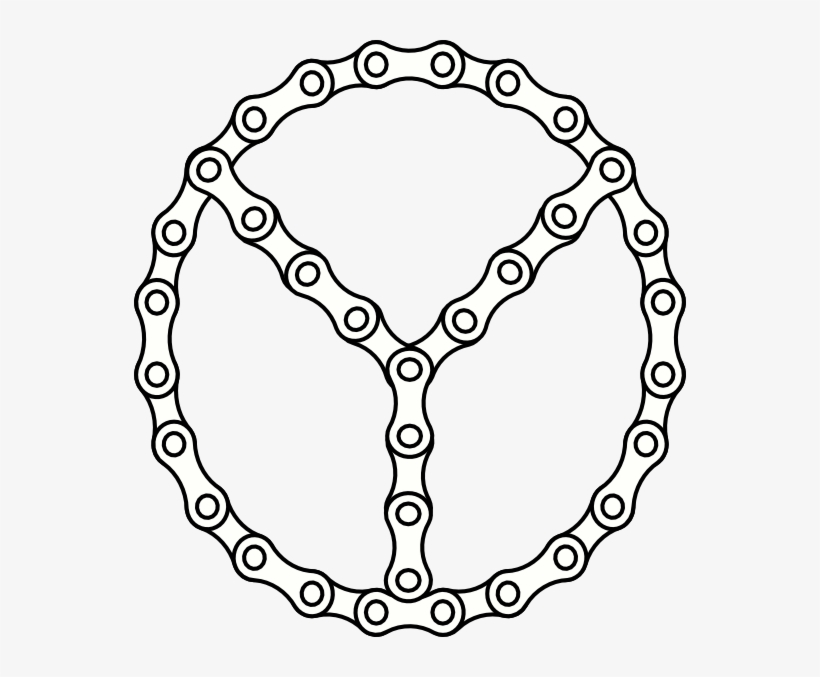Bike Chain Vector - Bicycle Chain Clipart - 552x597 PNG Download - PNGkit