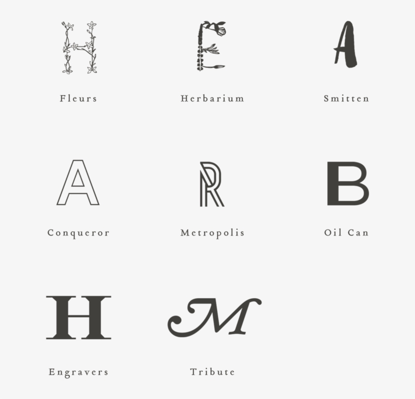 Round Monogram Address Stamp - 1000x1000 PNG Download - PNGkit