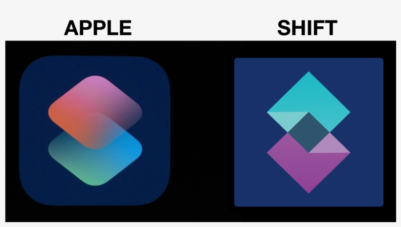 Apple Vs Shift Logo - Siri Shortcuts Logo - 960x527 PNG Download - PNGkit