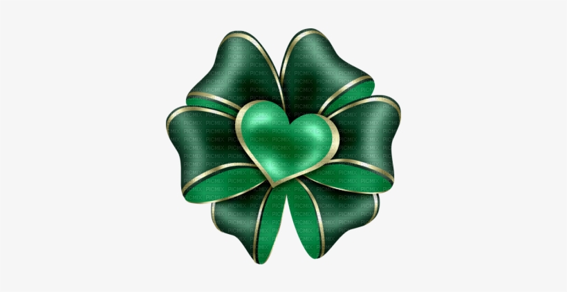 Kaz Creations Deco Green Heart Love Ribbons Bows - Ribbon - 363x363 PNG ...