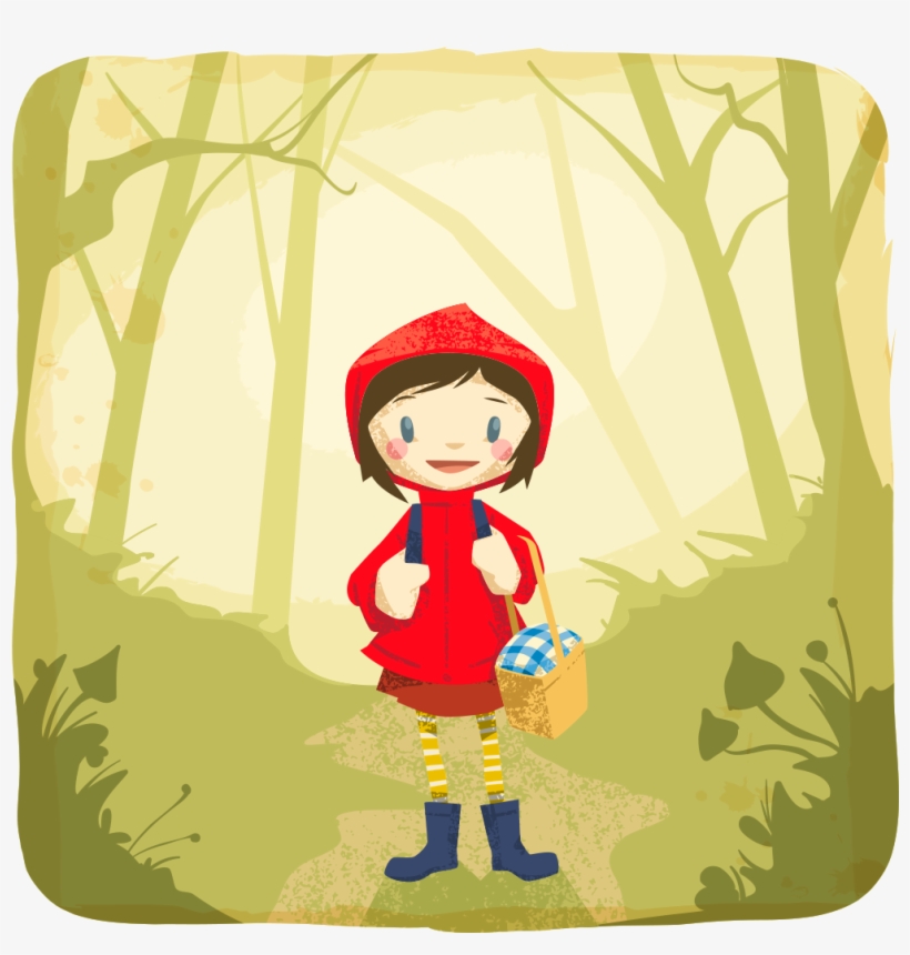 Download Transparent Little Red Riding Hood - Character - PNGkit