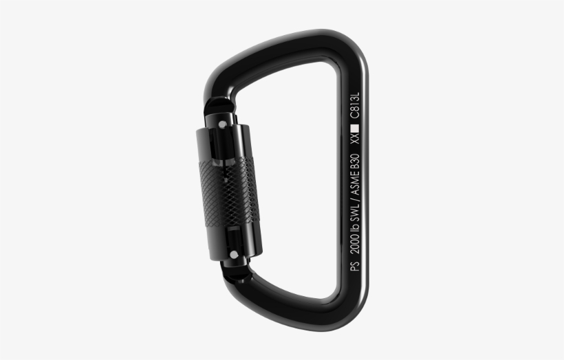 C813l Kwiklock Lifting Carabiner - Carabiner - 480x480 PNG Download ...