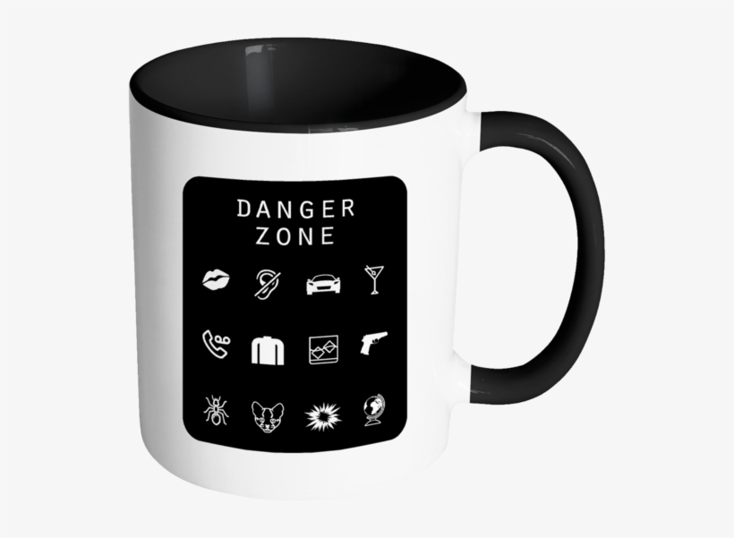 Danger Zone Accent Mug - Coffee Cup Archer - 600x600 PNG Download - PNGkit