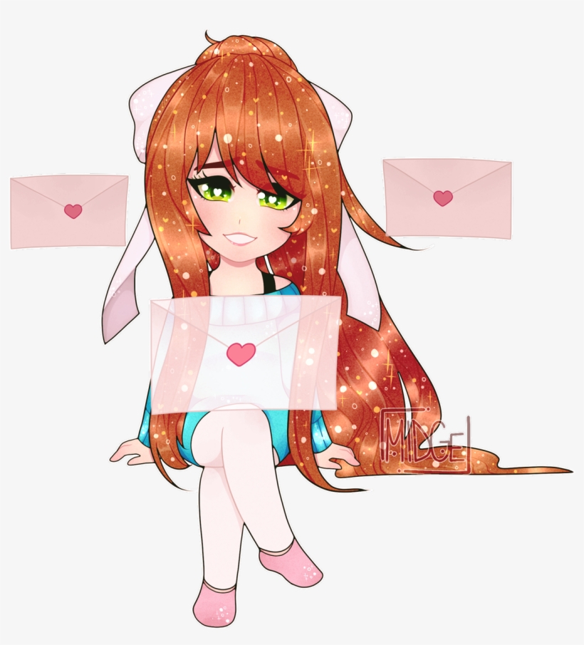 #ddlc #dokidokiliteratureclub #ddlcmonika #monika Justmonikapic ...