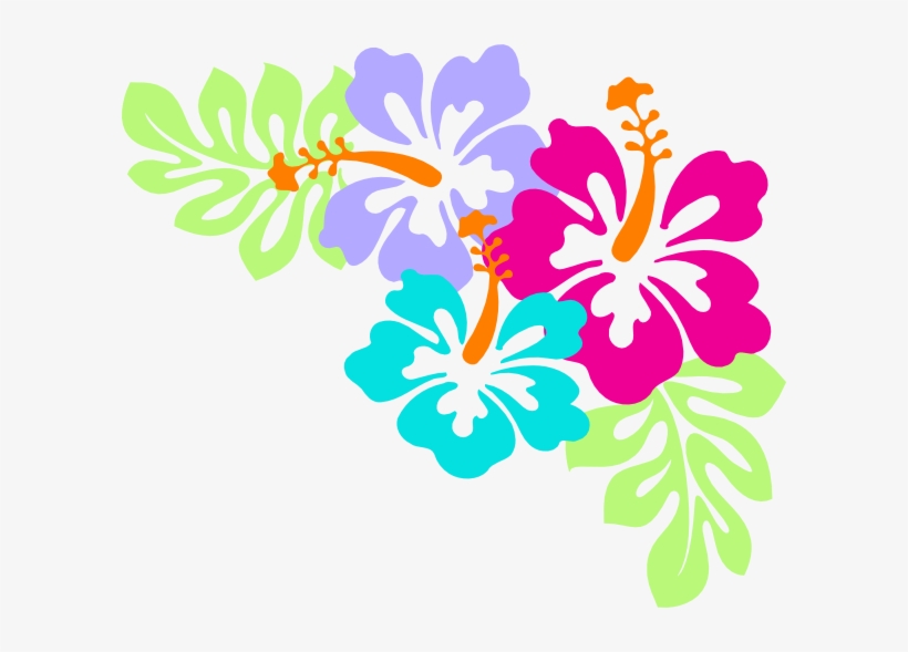 Luau Flowers Clip Art