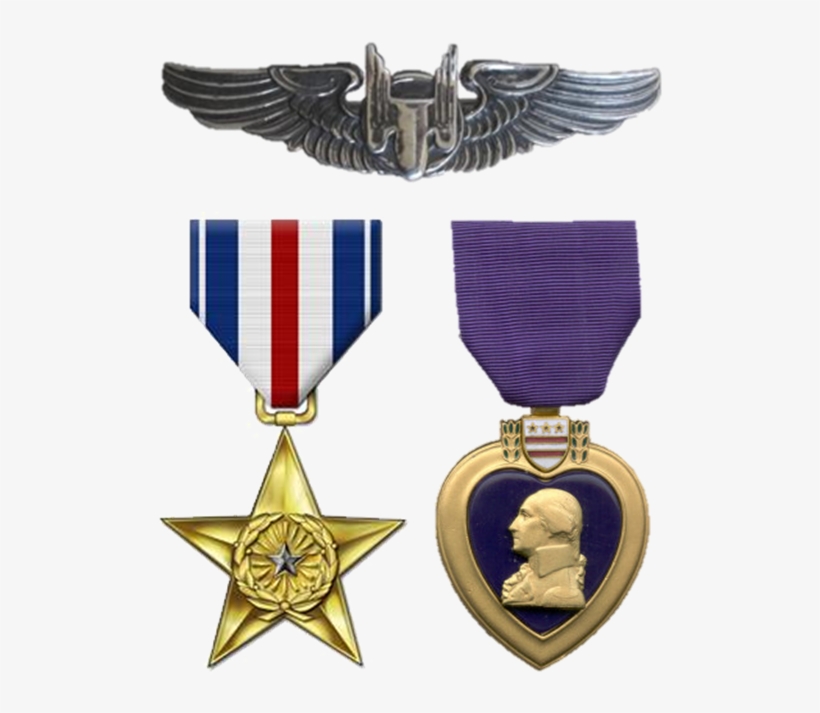 Download Transparent Dad Insignia Ss Ph Wings - Purple Heart Medal Png ...