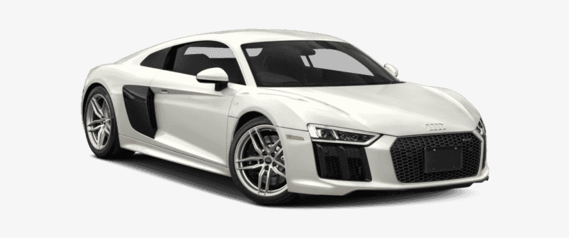 Download Transparent New 2018 Audi R8 Coupe V10 Plus - Audi R8 White ...